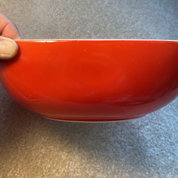 Pyrex | Kitchen | Vintage Pyrex Red Square Bowl | Poshmark